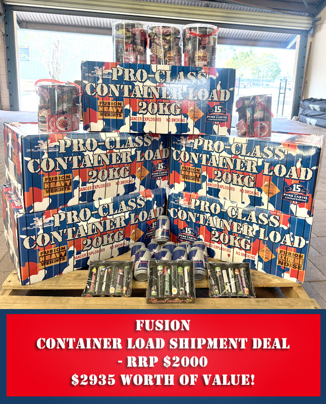 FUSION "CONTAINER LOAD SHIPMENT" DEAL 2025